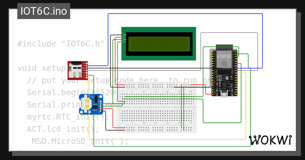 Practica I Wokwi Esp32 Stm32 Arduino Simulator 