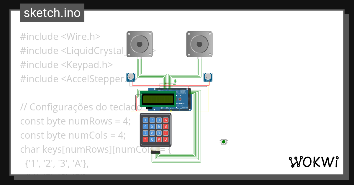 Protótipo de Lógica - Wokwi ESP32, STM32, Arduino Simulator