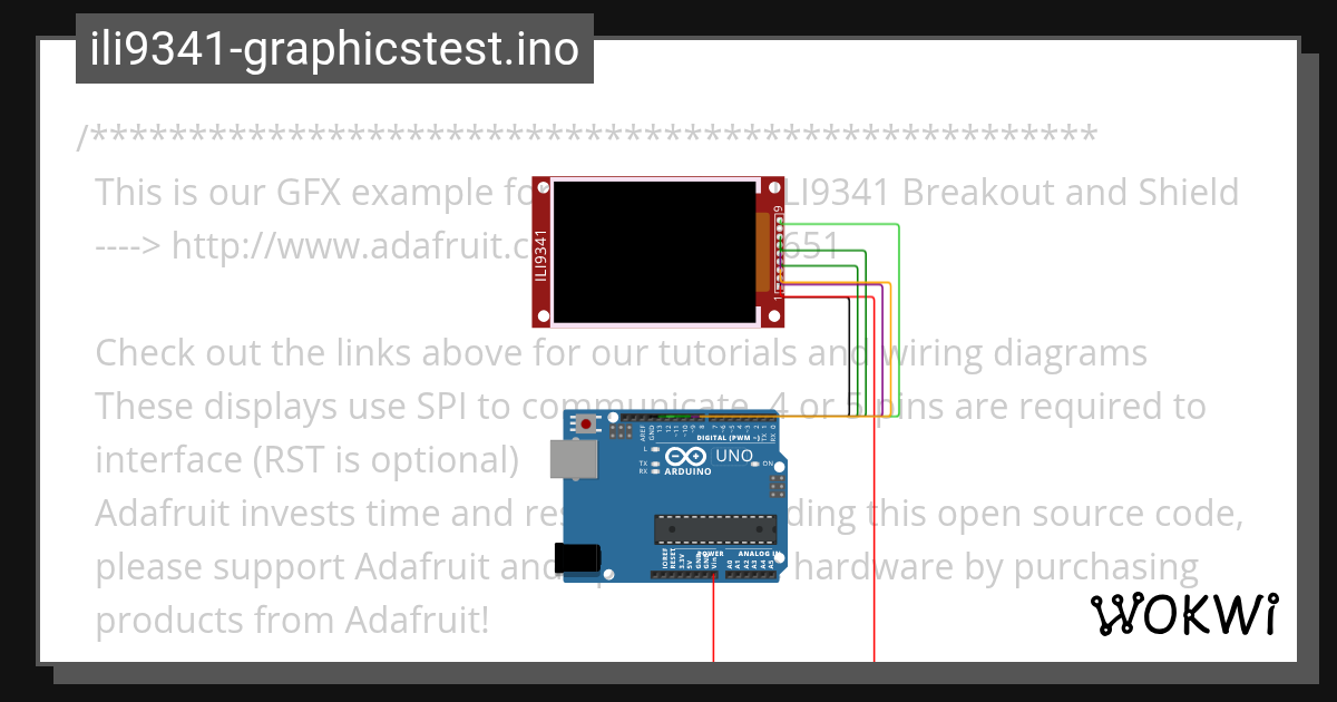 ili9341_Pantallas_Metro.ino - Wokwi ESP32, STM32, Arduino Simulator