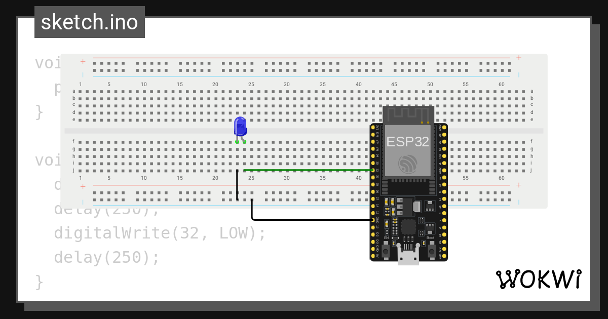 Ejercicio 1 Lab 03 Wokwi Esp32 Stm32 Arduino Simulator 7631