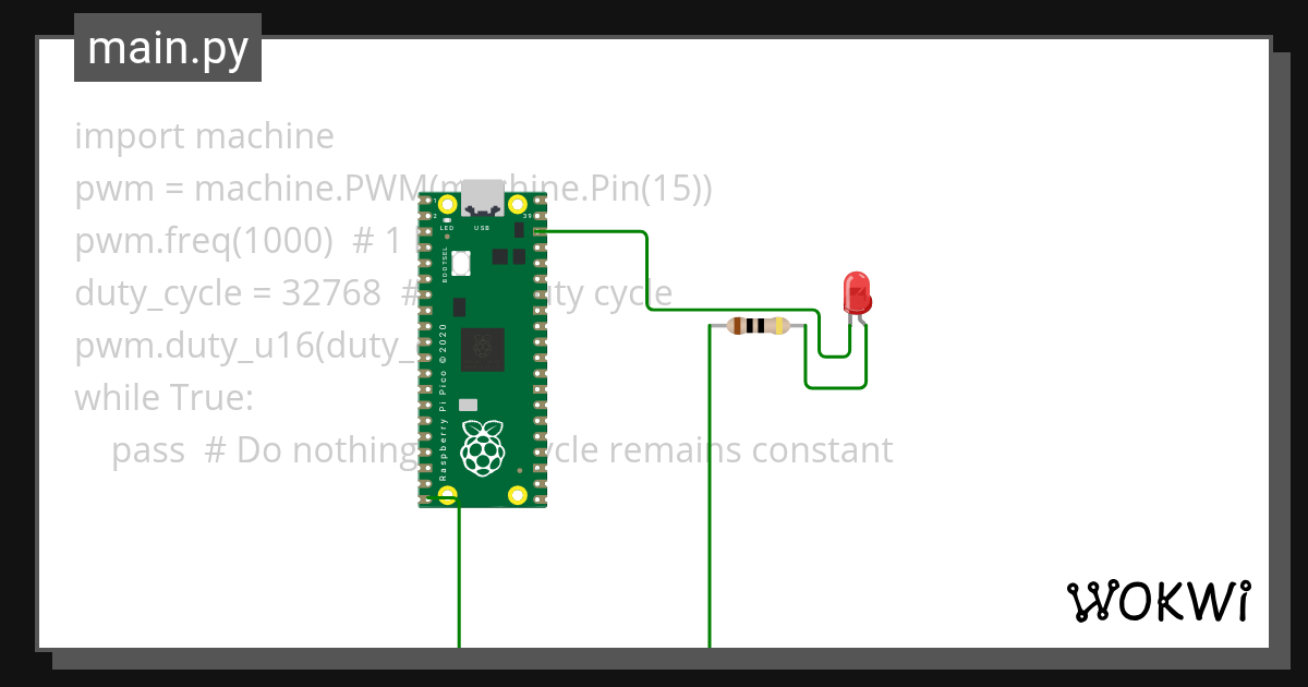 PWM_simple - Wokwi ESP32, STM32, Arduino Simulator PWM_simple - Wokwi ESP32, STM32, Arduino Simulator