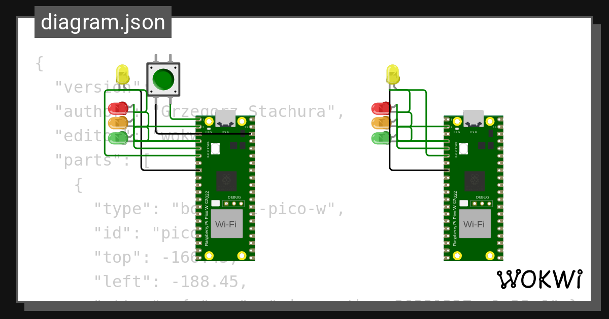 Traffic Light Wifi Booth Copy Wokwi Esp32 Stm32 Arduino Simulator