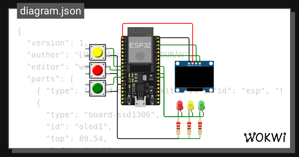 MenÚ Scrollable Wokwi Esp32 Stm32 Arduino Simulator