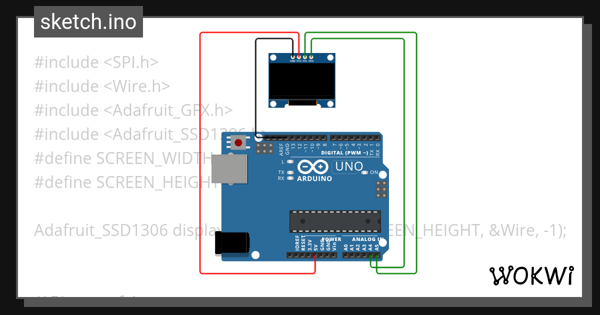 custom oled - Wokwi ESP32, STM32, Arduino Simulator