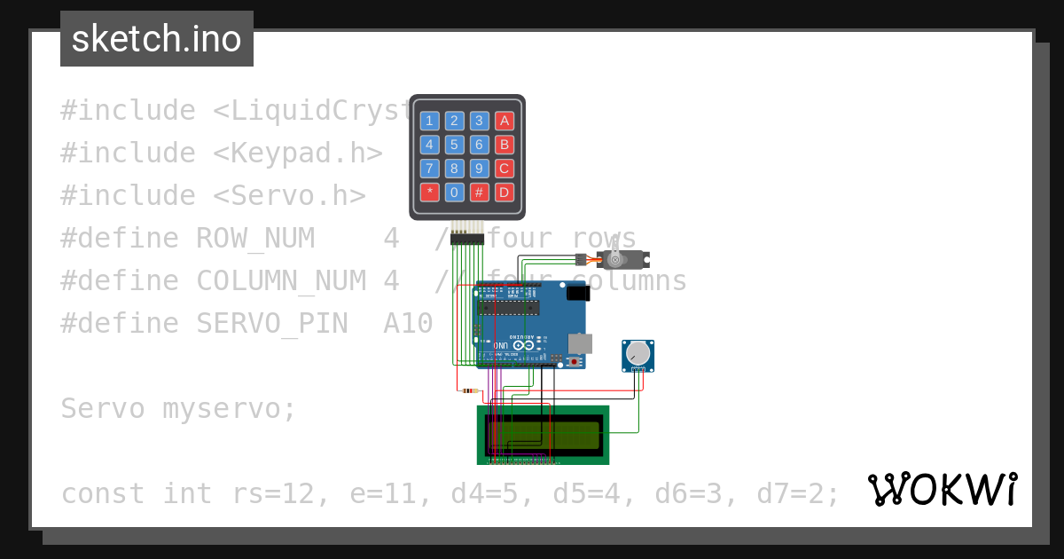 Rack And Pinion Module Wokwi Esp32 Stm32 Arduino Simulator 2620