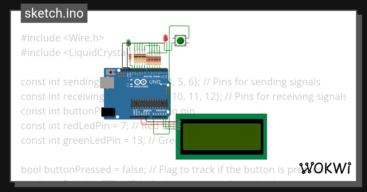 arduino wire test Copy - Wokwi ESP32, STM32, Arduino Simulator