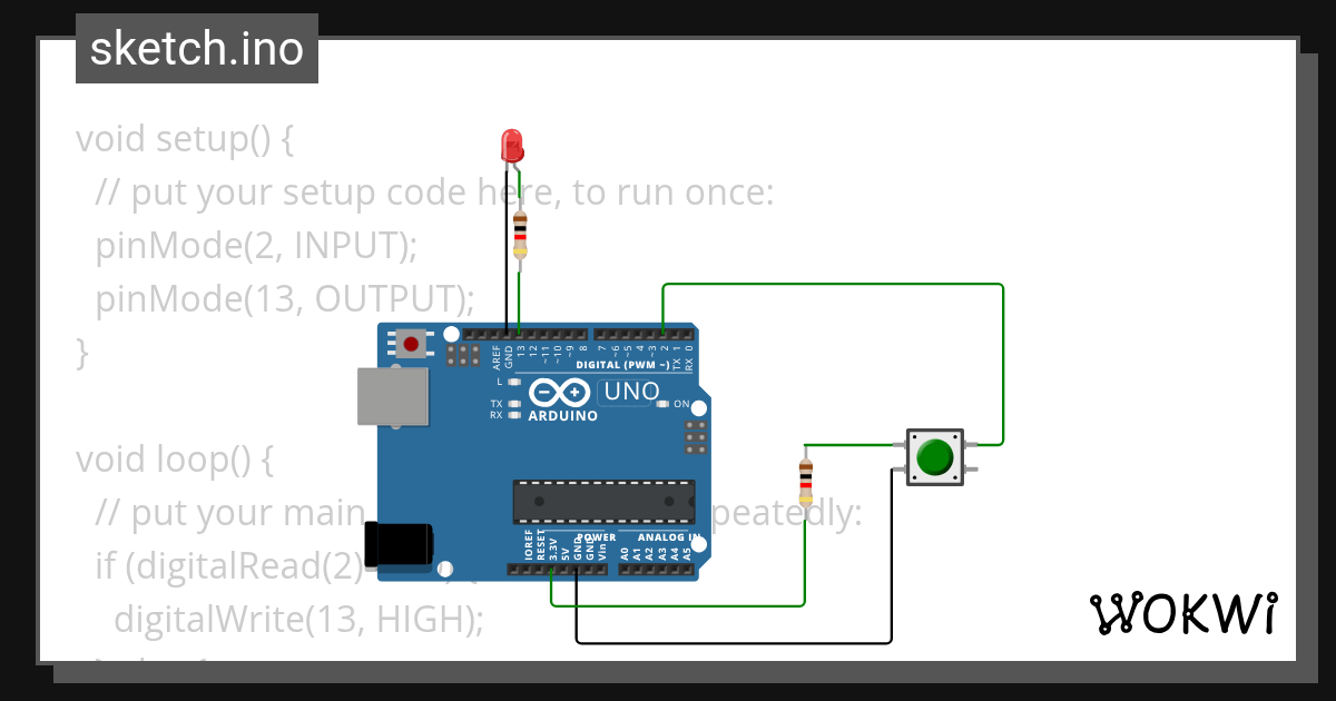 Ledpull Up Wokwi Esp32 Stm32 Arduino Simulator 7650