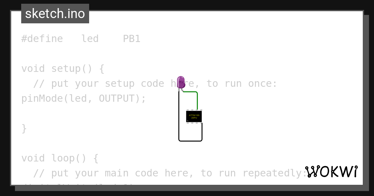 Led Pb Wokwi Esp32 Stm32 Arduino Simulator