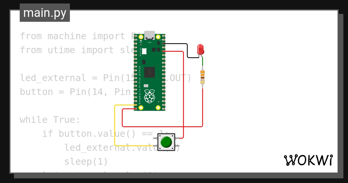 Button2 Wokwi Esp32 Stm32 Arduino Simulator