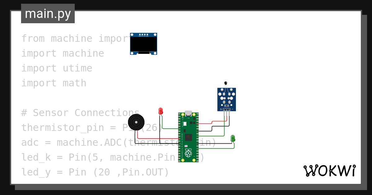 Sıcaklık Ve Ses Wokwi Esp32 Stm32 Arduino Simulator