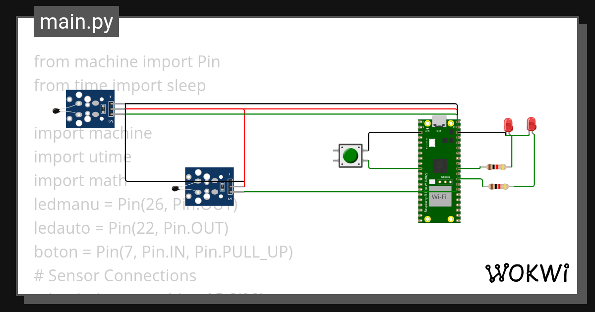 projet chauffage piscine - Wokwi ESP32, STM32, Arduino Simulator