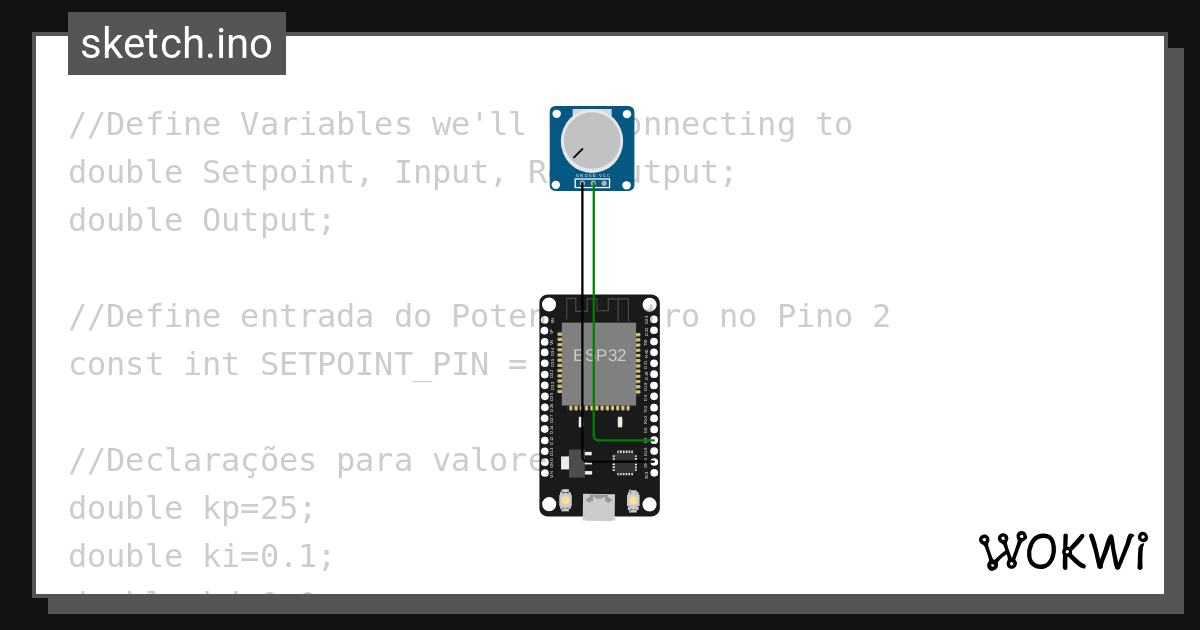 Pid Simulated Heater Wokwi Esp32 Stm32 Arduino Simulator