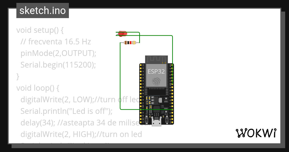Esp 32 - Wokwi ESP32, STM32, Arduino Simulator