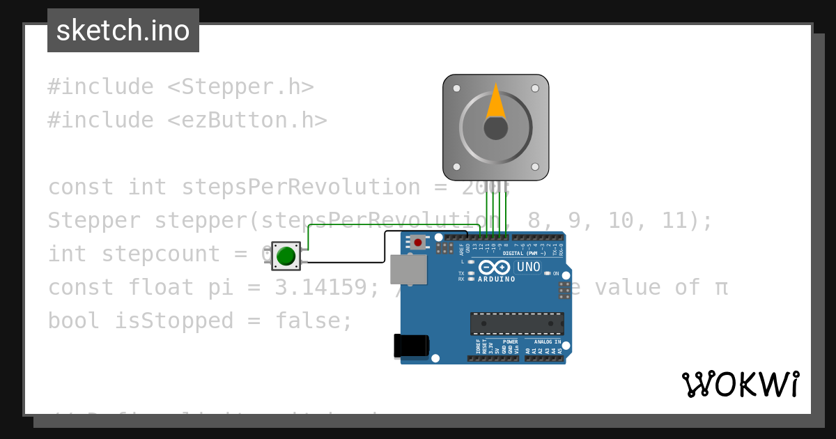 Stepper Control Uno Wip Wokwi Esp32 Stm32 Arduino Simulator