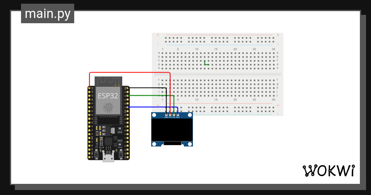 Esp32 Micropython Ssd1306 Copy Wokwi Esp32 Stm32 Arduino Simulator
