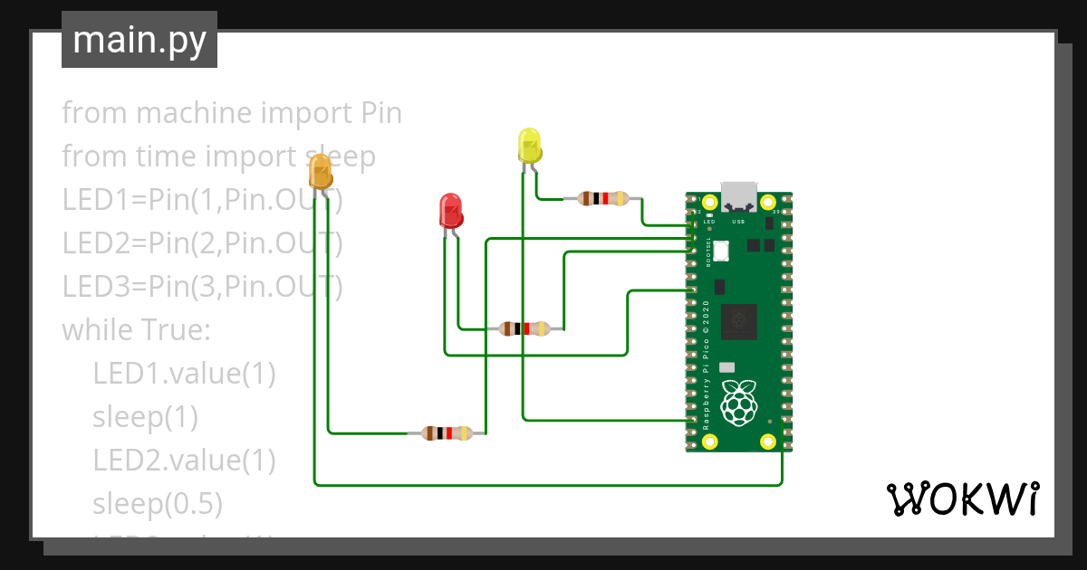Led Blinking Wokwi Esp32 Stm32 Arduino Simulator 4127