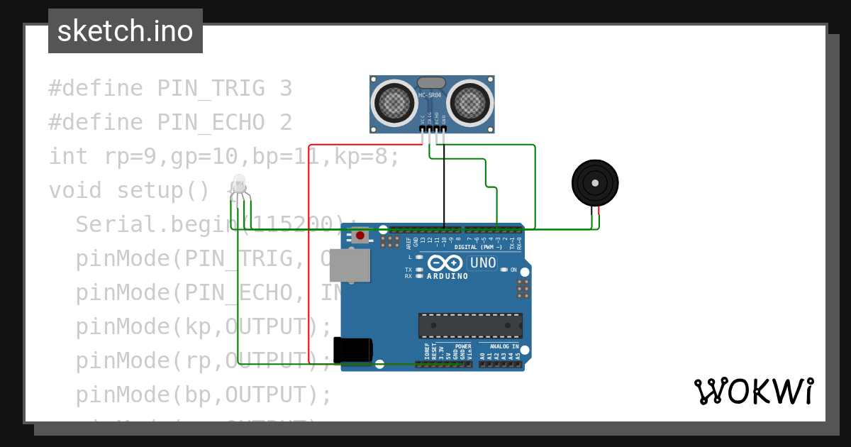 Interfacing Ultrasonic Sensor Module Hc Sr 04 With Arduino Uno Wokwi Esp32 Stm32 Arduino