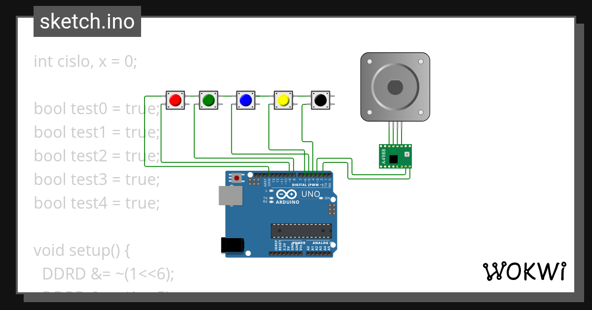A pisomka - Wokwi ESP32, STM32, Arduino Simulator