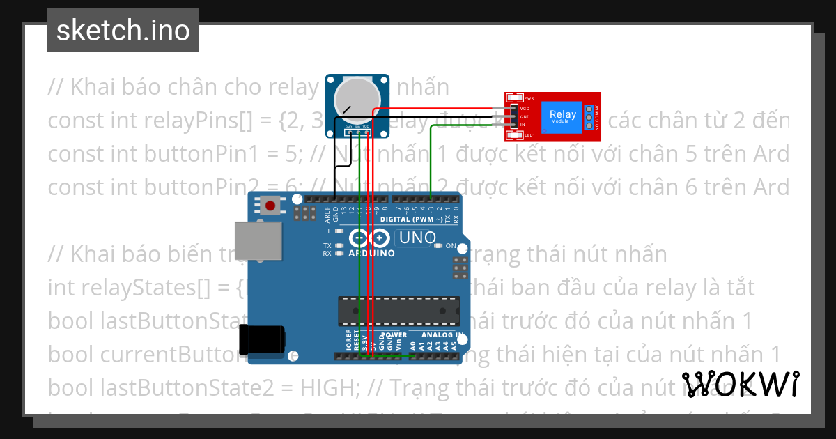 tét - Wokwi ESP32, STM32, Arduino Simulator