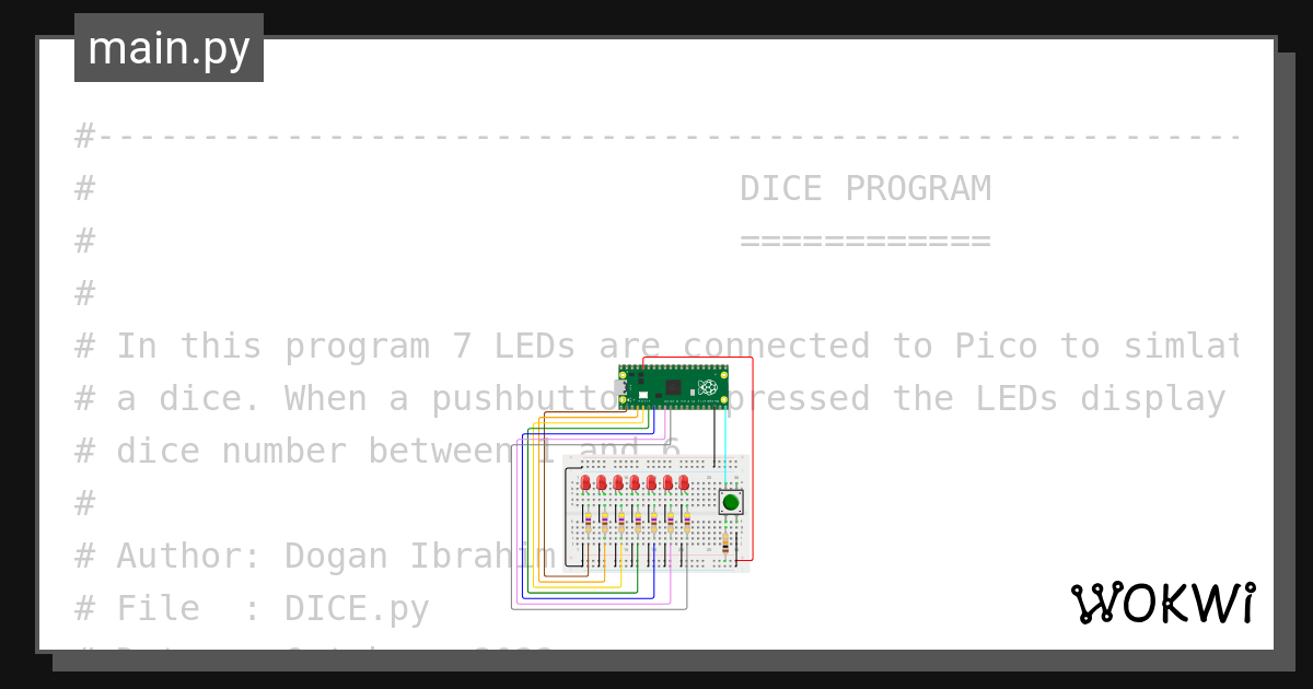 E Book 330 Dice Wokwi Esp32 Stm32 Arduino Simulator 