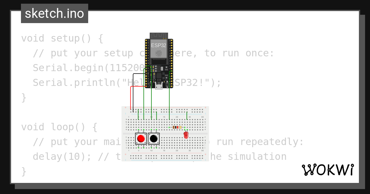 Esempio 3 Blink Onoff 18 Marzo Wokwi Esp32 Stm32 Arduino Simulator 1190