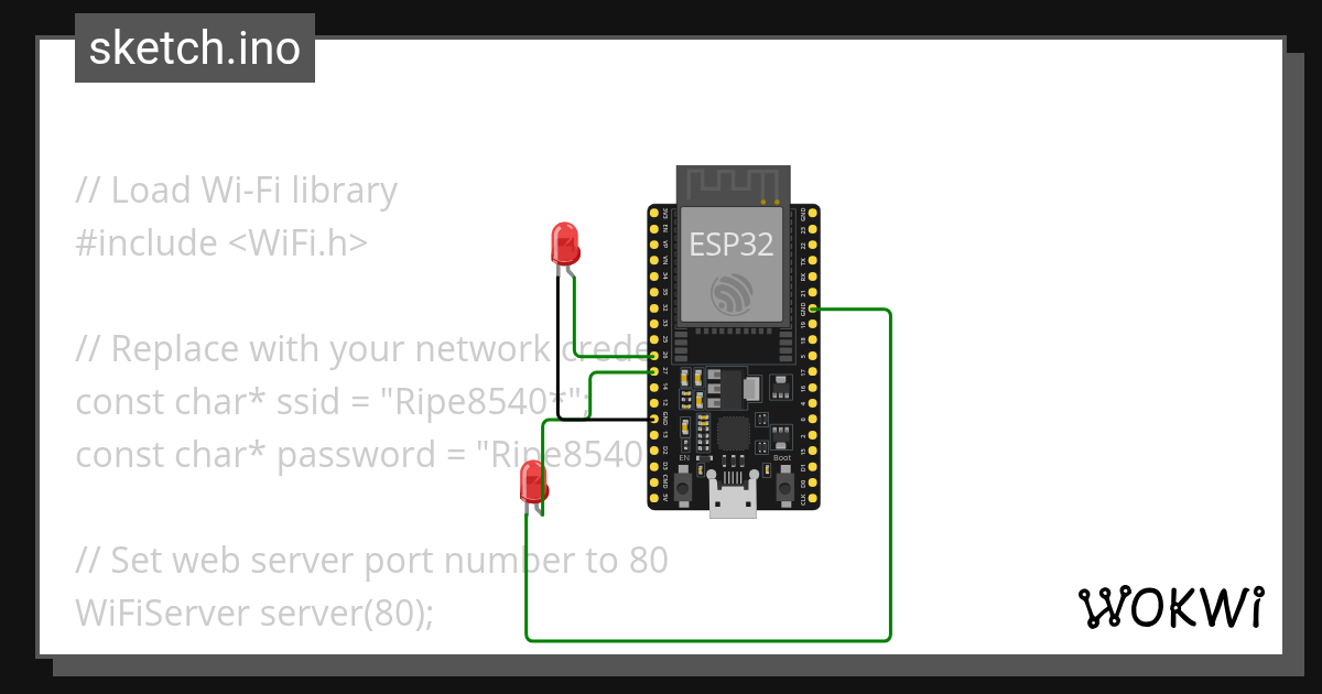 Wifi Wokwi Esp32 Stm32 Arduino Simulator 