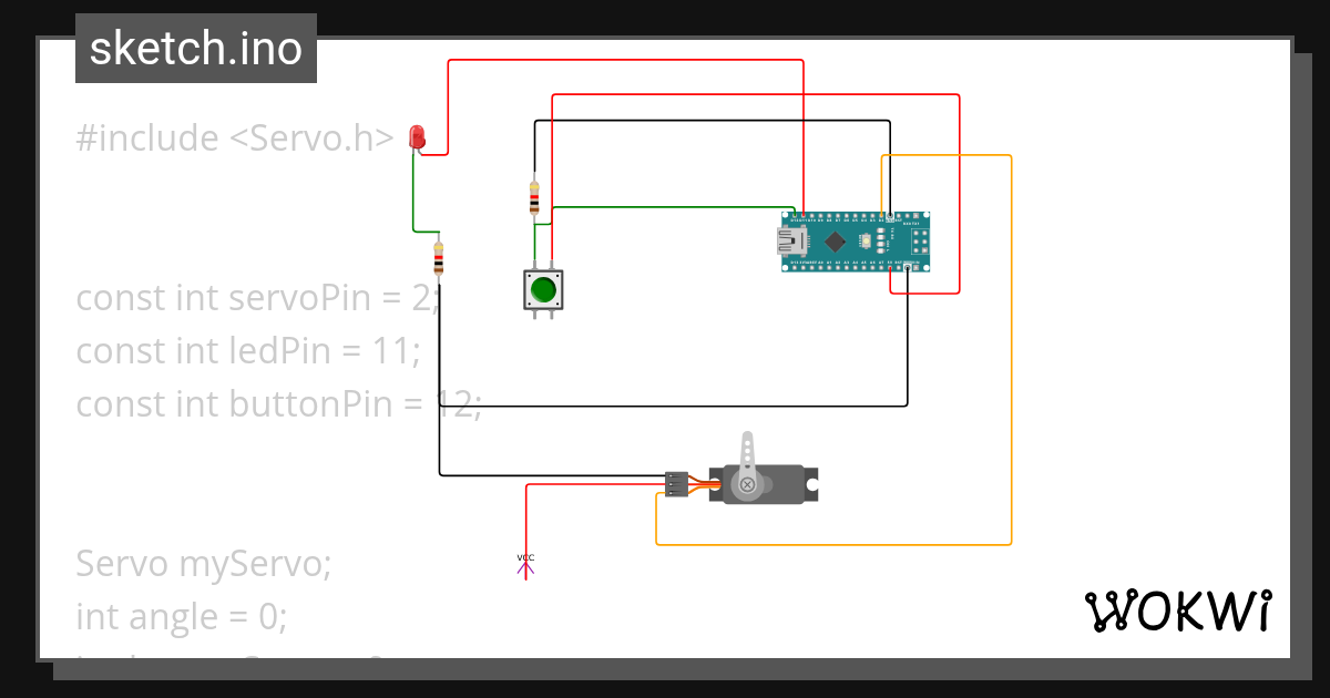 Servo Y Boton Wokwi Esp32 Stm32 Arduino Simulator 6554