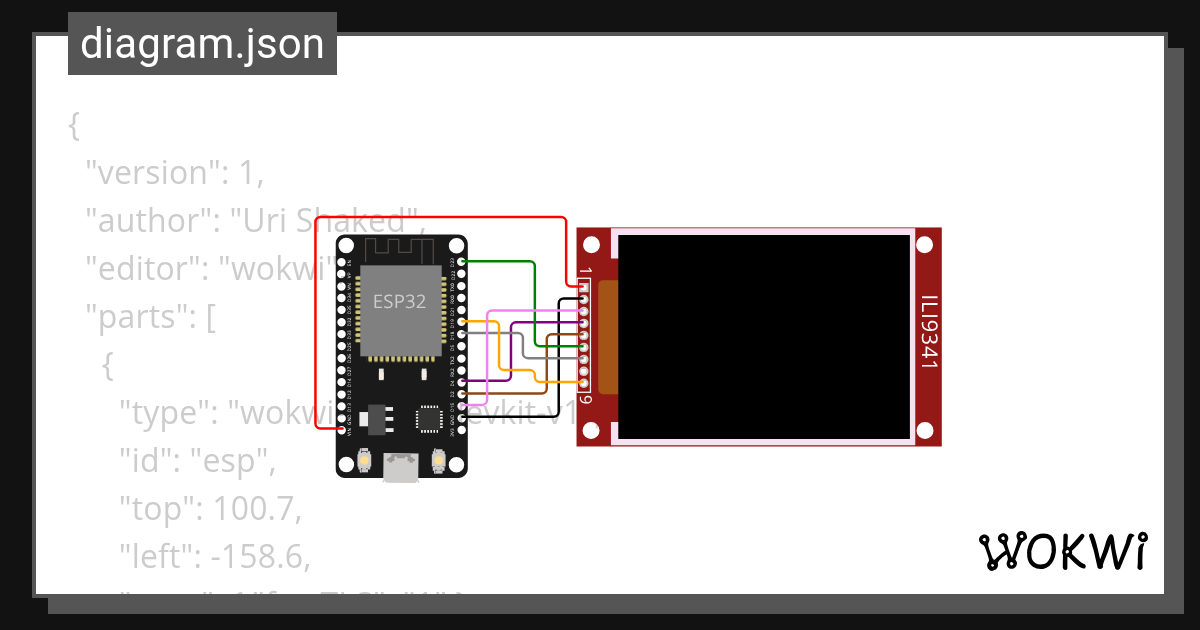 TTGO FOTO Tarea 7 - Wokwi ESP32, STM32, Arduino Simulator