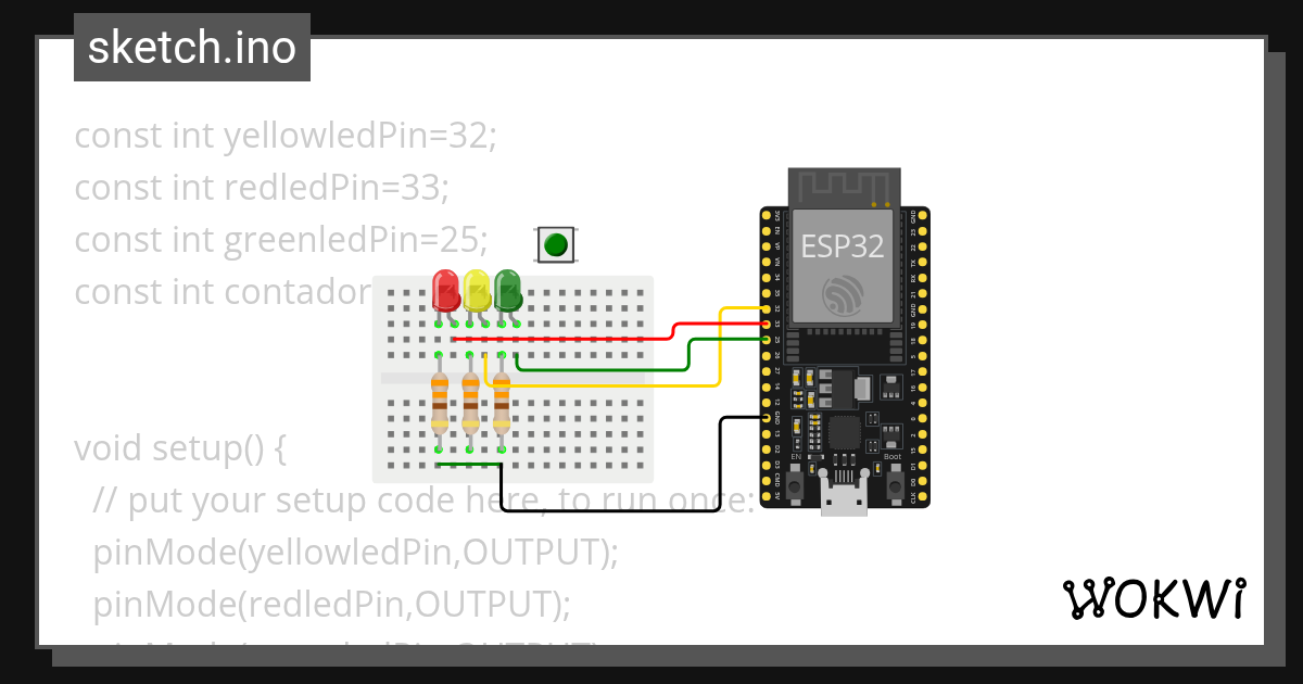 semáforo:HECTOR Copy (2) - Wokwi ESP32, STM32, Arduino Simulator