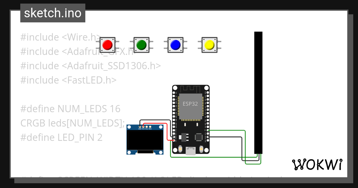 KEYLIGHT ESP32-S3 - Wokwi ESP32, STM32, Arduino Simulator