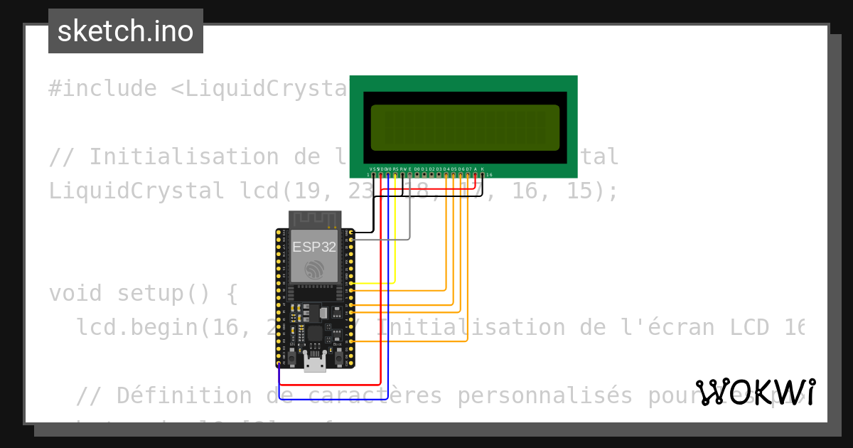Lcd Alpha Wokwi Esp32 Stm32 Arduino Simulator 0693