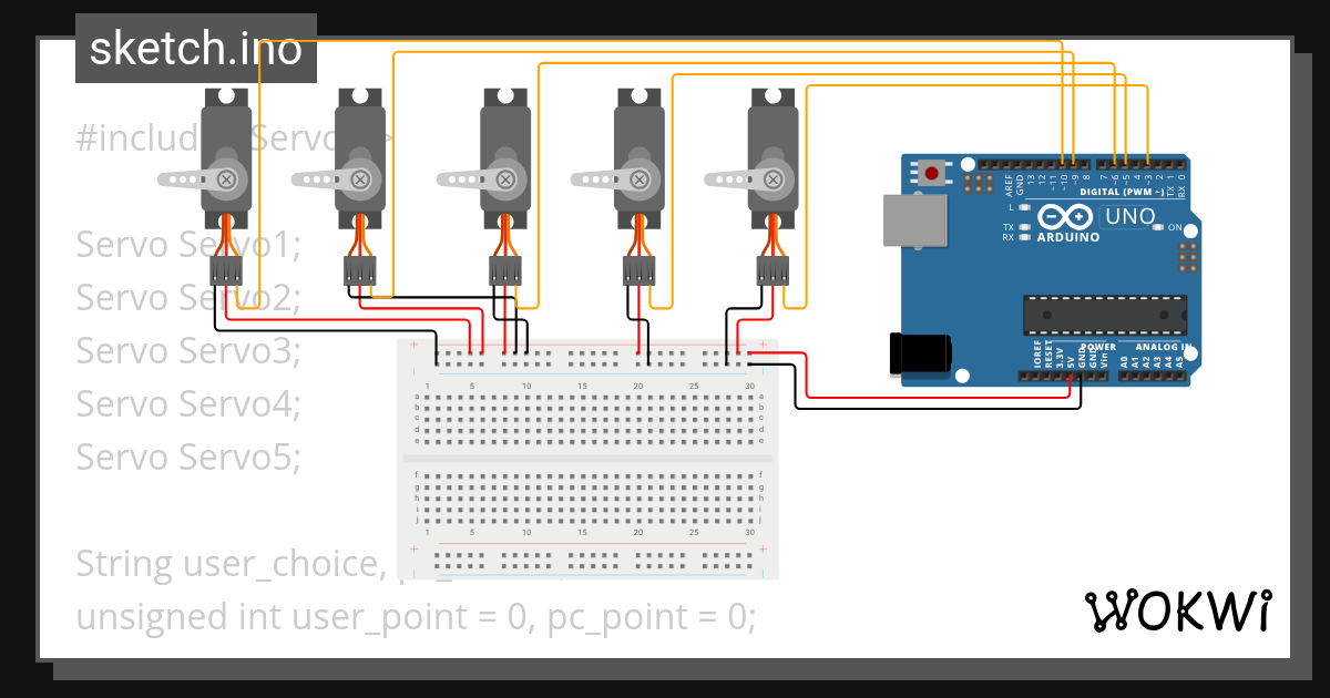 Hand - Wokwi ESP32, STM32, Arduino Simulator