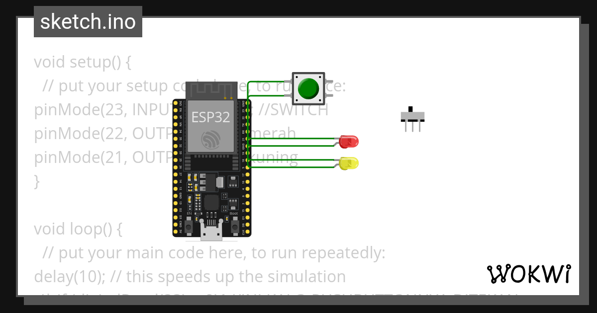 19 maret HIJAU - Wokwi ESP32, STM32, Arduino Simulator