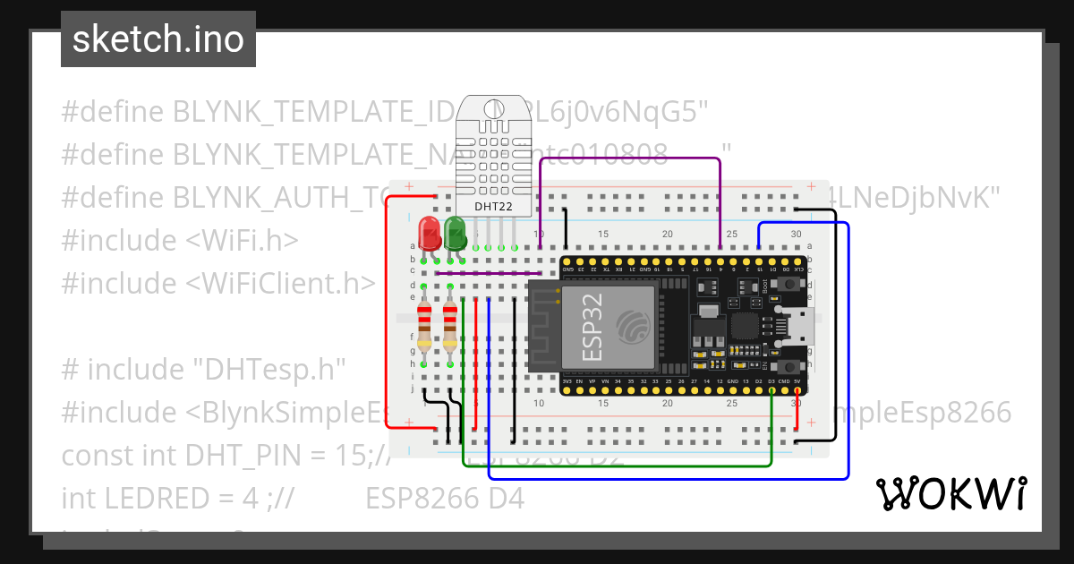 DHT22 WITH Blynk NTC08 Copy - Wokwi ESP32, STM32, Arduino Simulator