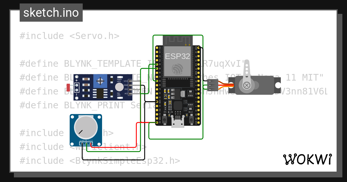 Clothes Hang Wokwi Esp32 Stm32 Arduino Simulator