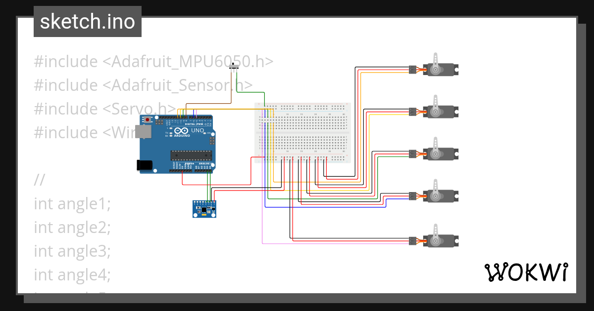 Robot 5 Arm Wokwi Esp32 Stm32 Arduino Simulator 1932