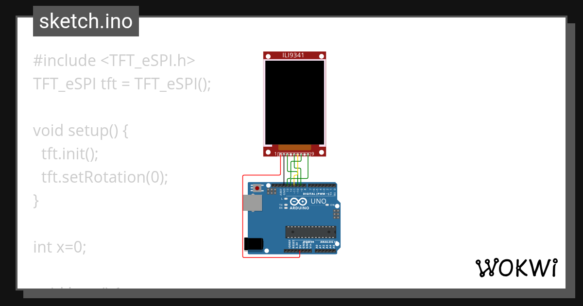 TFT_test - Wokwi ESP32, STM32, Arduino Simulator