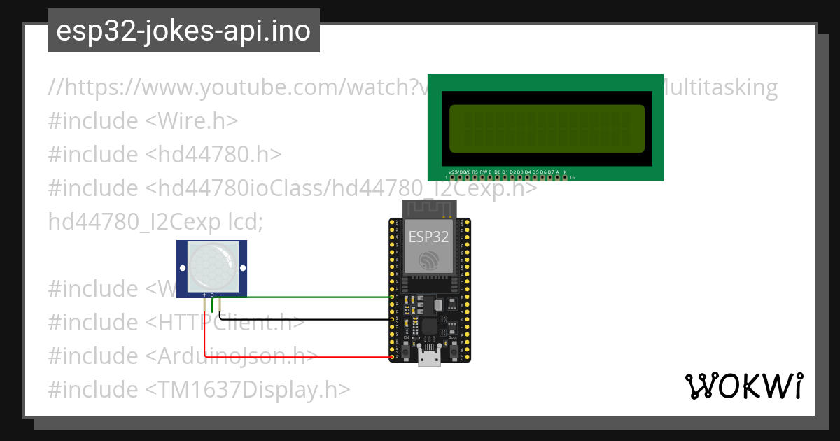Project - Wokwi ESP32, STM32, Arduino Simulator