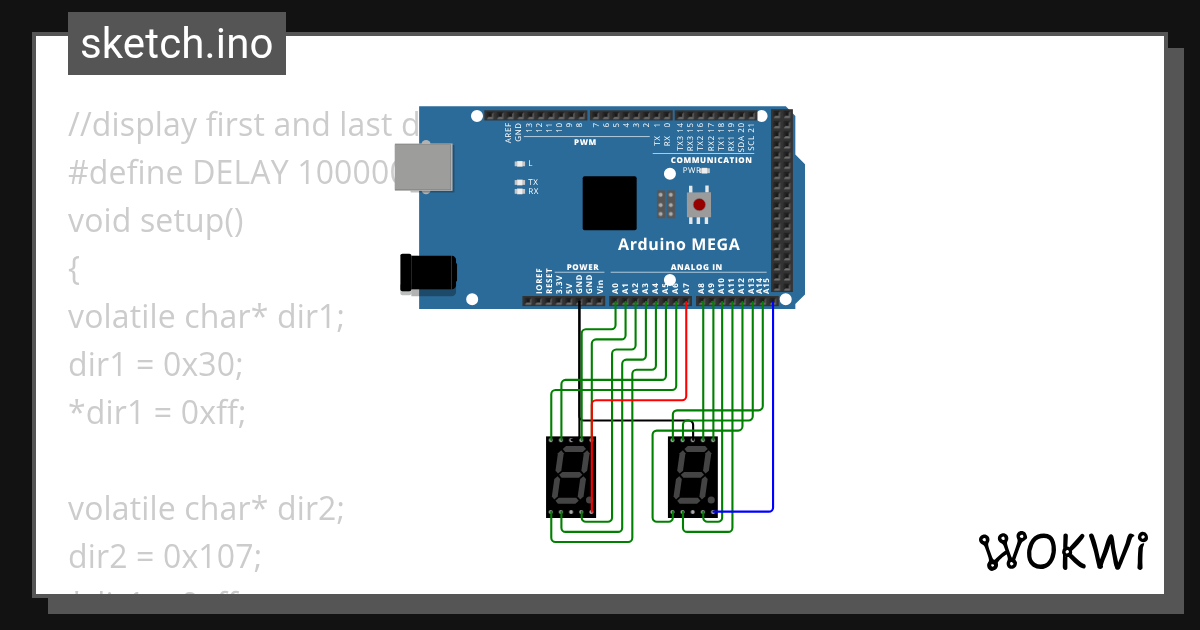 7 seg 3 (1st and last digit) .h - Wokwi ESP32, STM32, Arduino Simulator