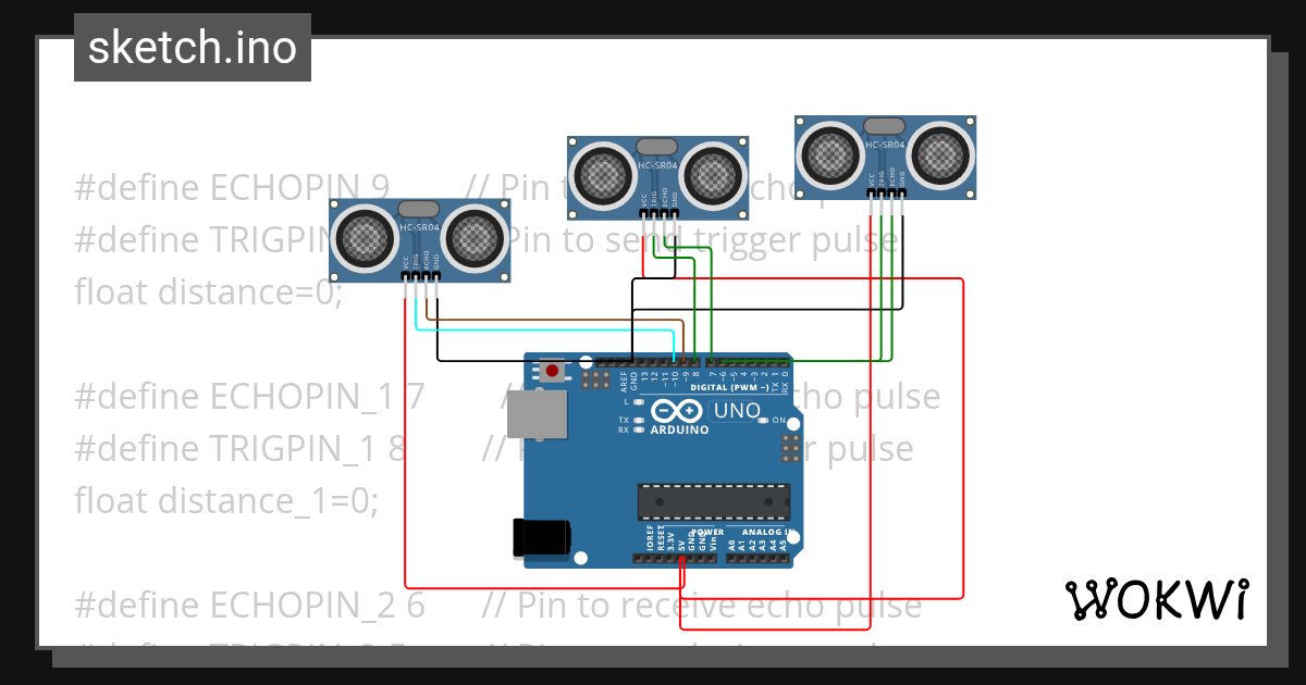 ultrasonic - Wokwi ESP32, STM32, Arduino Simulator