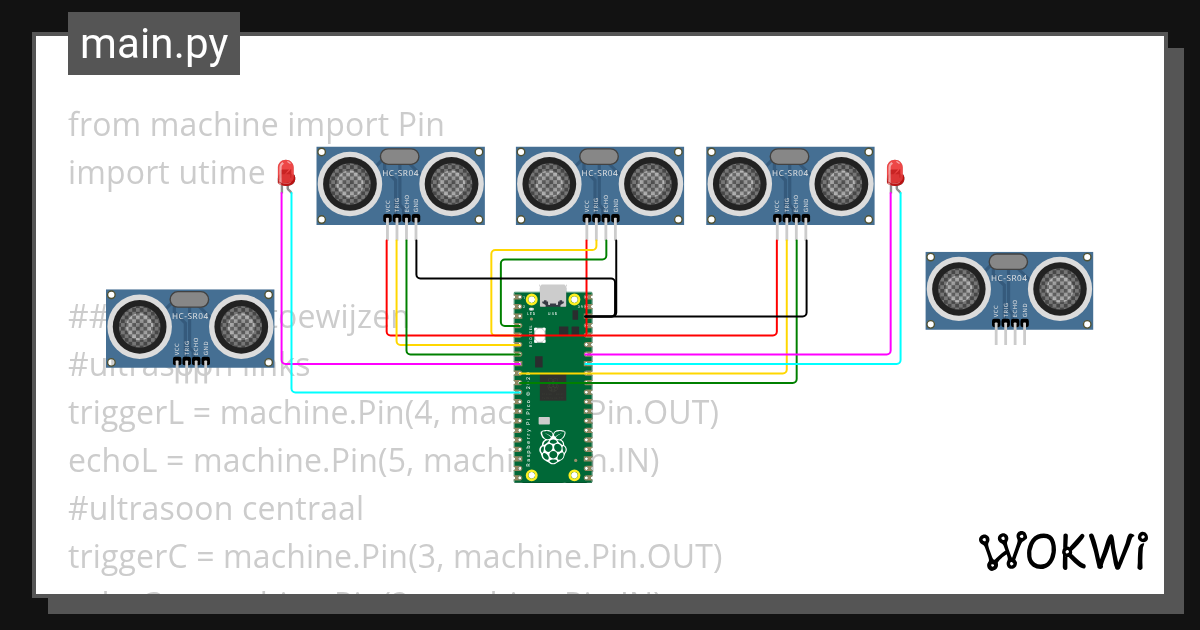 3 ultra + aanwijzers PICO Python Kopie - Wokwi ESP32, STM32, Arduino ...
