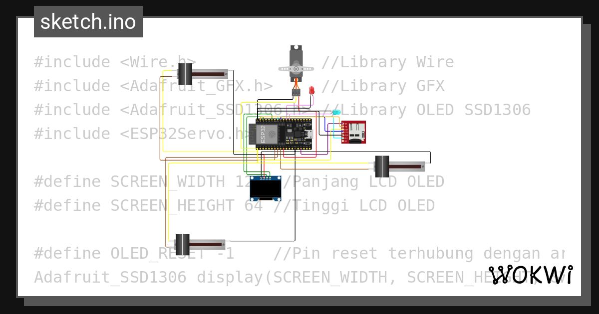 Oled Test Wokwi Esp32 Stm32 Arduino Simulator 0725