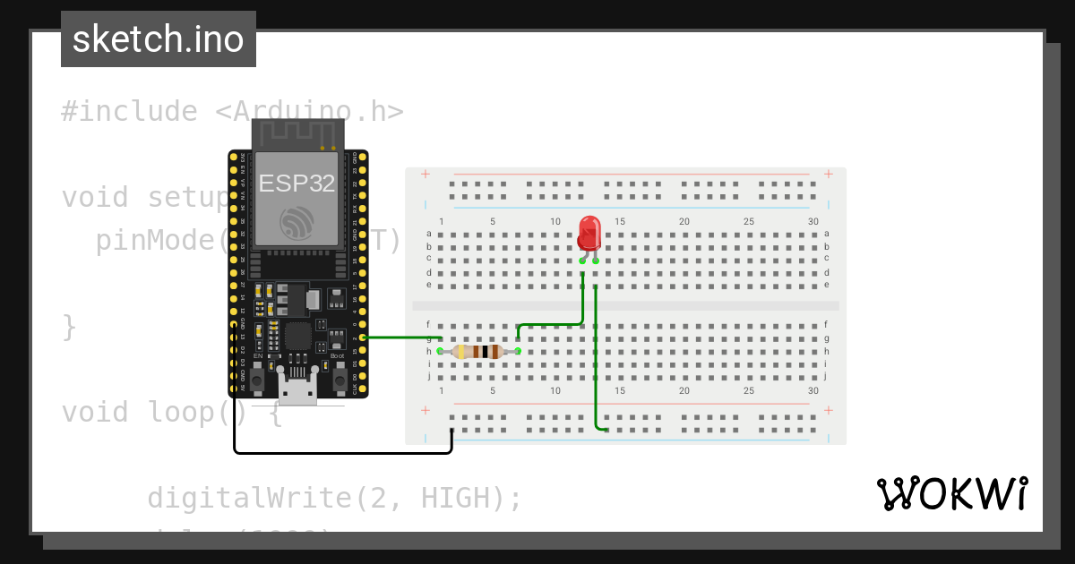 Practica Boton Led Wokwi Esp32 Stm32 Arduino Simulator 3929