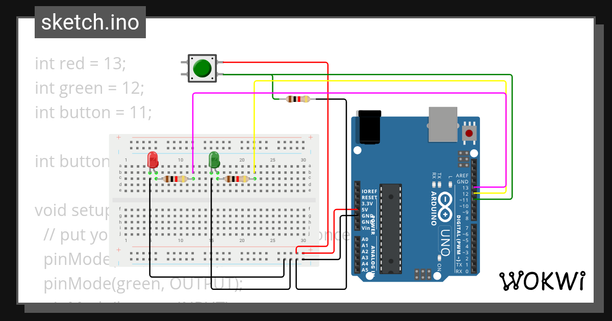 Pushbutton Wokwi Esp32 Stm32 Arduino Simulator 0492