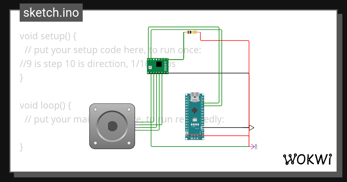 Stepper Motor1 Wokwi Esp32 Stm32 Arduino Simulator 2349