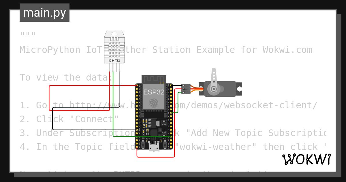 Micropython Mqtt Weather Logger Esp32 Comentado Wokwi Esp32 Stm32 Arduino Simulator 2887
