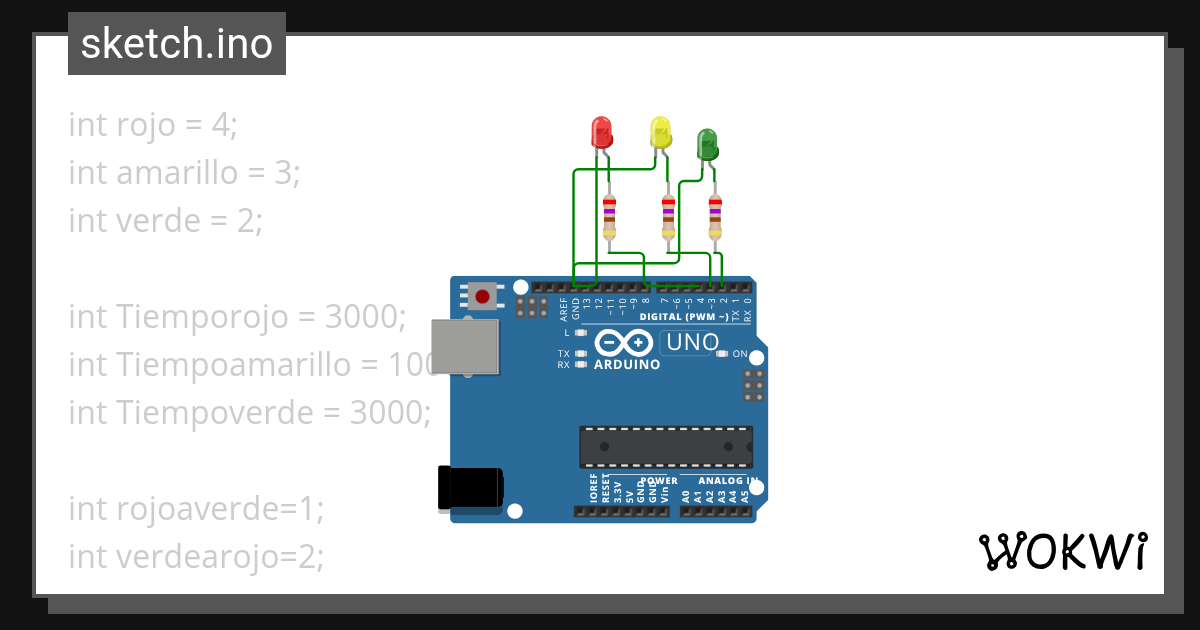 Ejercicio 3 - Wokwi ESP32, STM32, Arduino Simulator