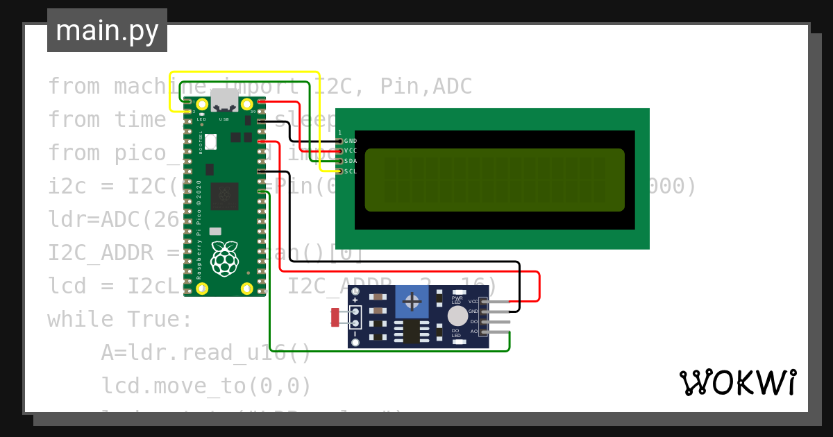 Printing Ldr Value Wokwi Esp32 Stm32 Arduino Simulator 2377