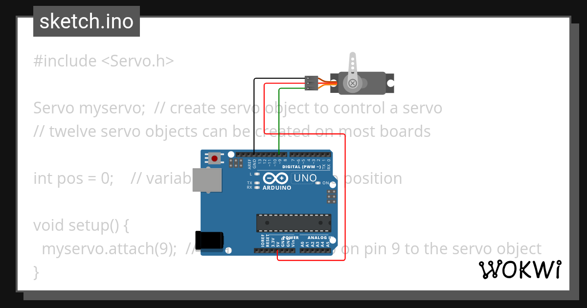 servo_project - Wokwi ESP32, STM32, Arduino Simulator