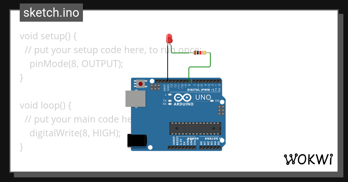 lesson 1 - Wokwi ESP32, STM32, Arduino Simulator